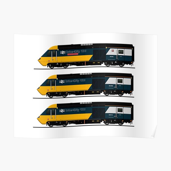 "FAREWELL HST INTERCITY 125" Poster for Sale by CraigMatthews | Redbubble