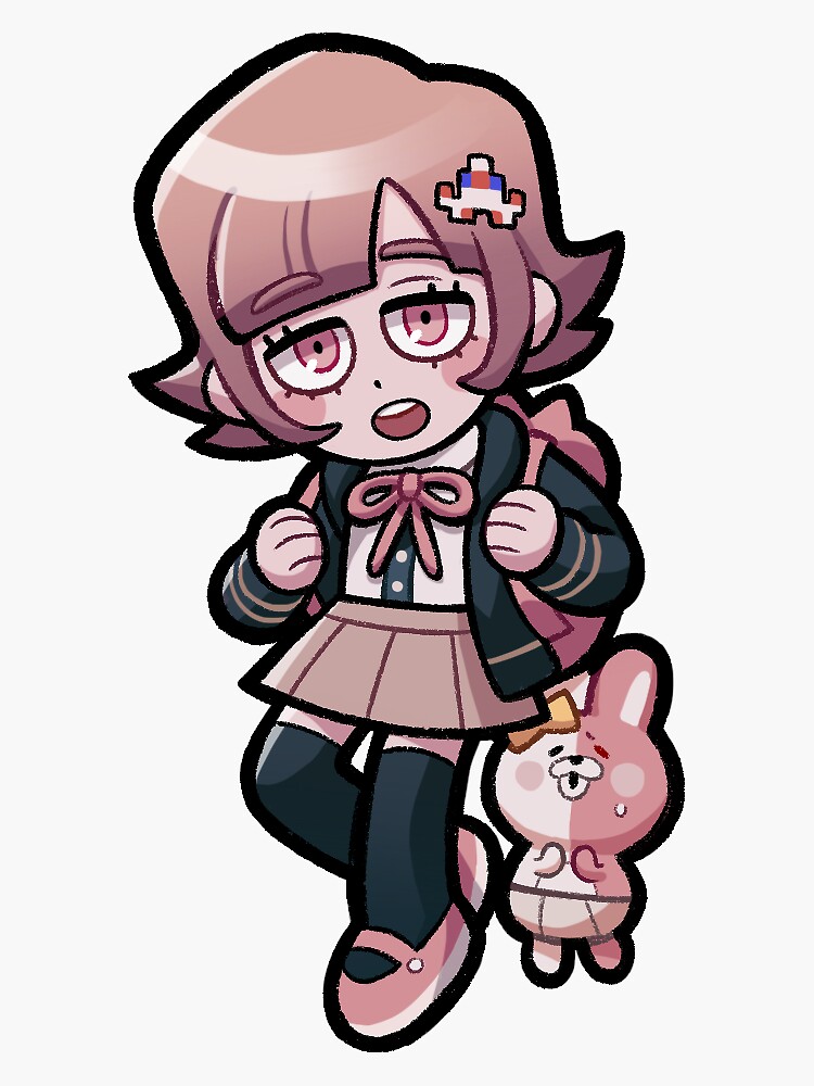 "Chiaki Nanami stickers" Sticker for Sale by tsingeli | Redbubble