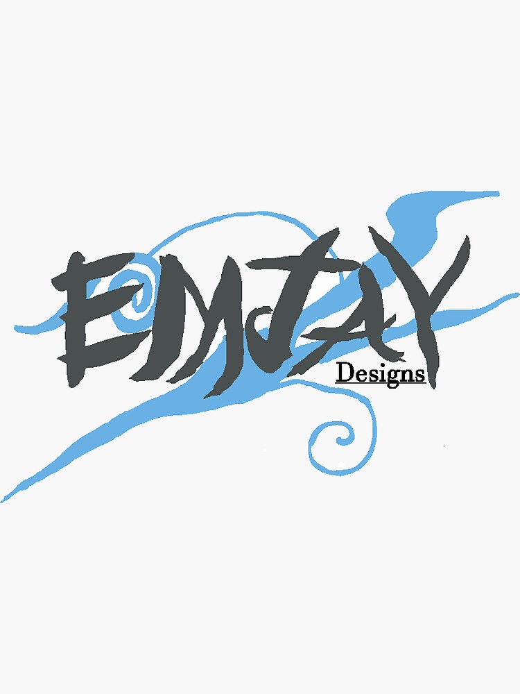 "LoFi Emjay Designs Logo" Sticker by EmjayDesignShop | Redbubble