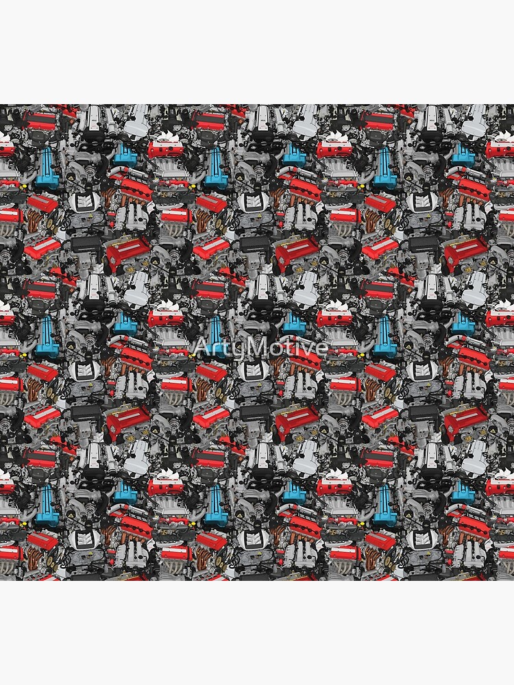 "JDM Engines Pattern / Stickerbomb" Socks for Sale by ArtyMotive ...