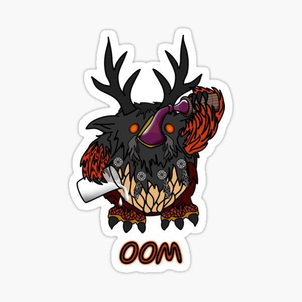 "oom-KIN" Sticker by UPeculiar | Redbubble