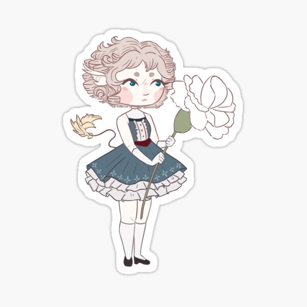 "A Faun Named Felicie" Sticker by Paranoid-Sprite | Redbubble