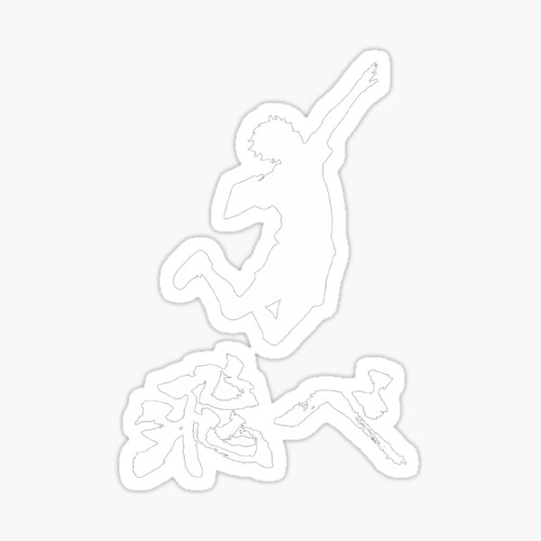 "HAIKYUU VOLLEYBALL" Sticker by debraminer | Redbubble