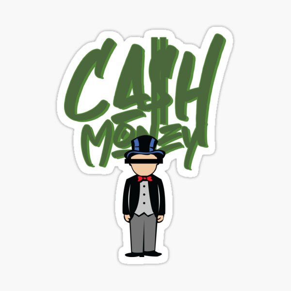 "Cash Money $$$$" Sticker for Sale by dumefro | Redbubble