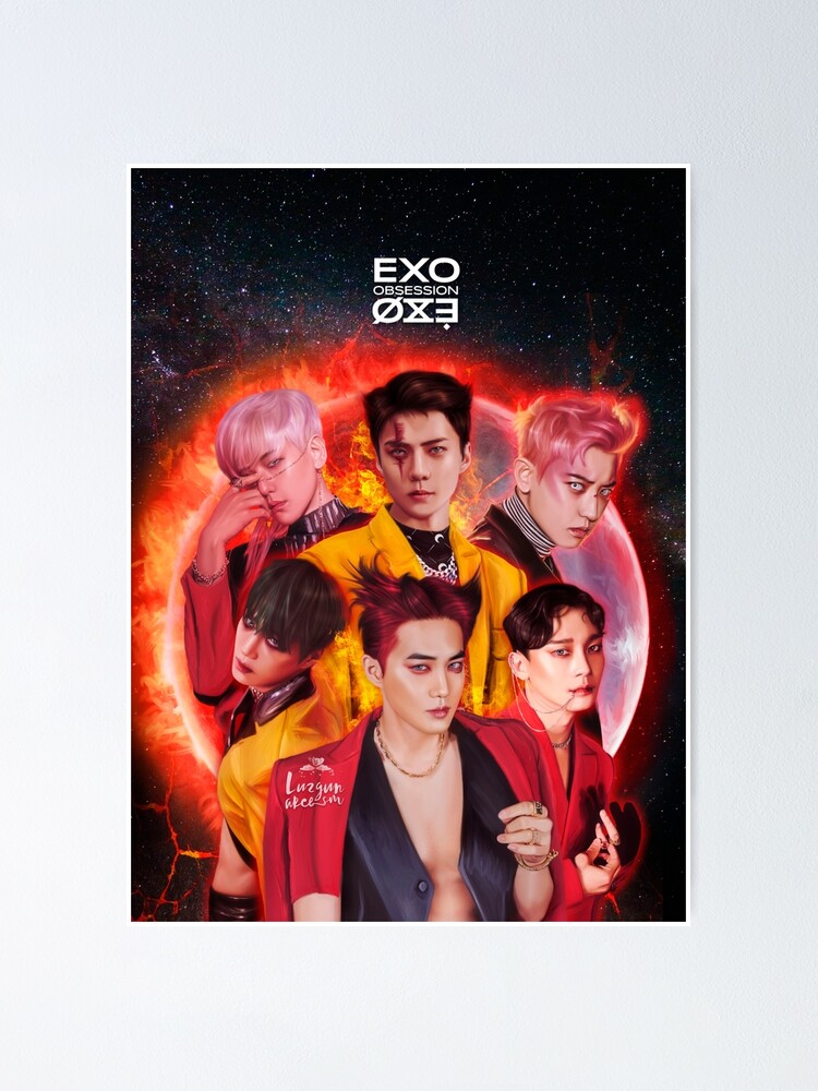 "We are EXO your OBSESSION" Poster by Luzgunarce-sm | Redbubble
