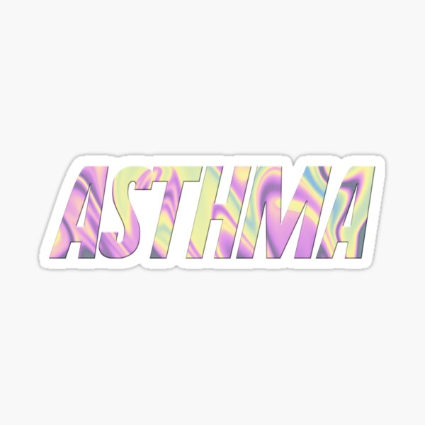 "Asthma" Sticker for Sale by greysonlee | Redbubble