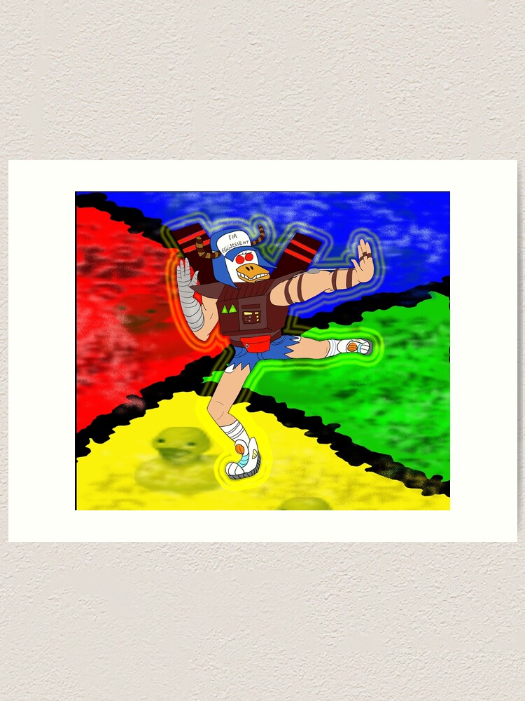 "Hyperduck, Mordecai and Rigby Regular Show" Art Print by kestrada2906 ...