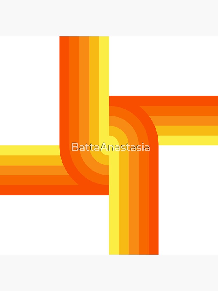 "Retro geometry " Sticker by BattaAnastasia | Redbubble