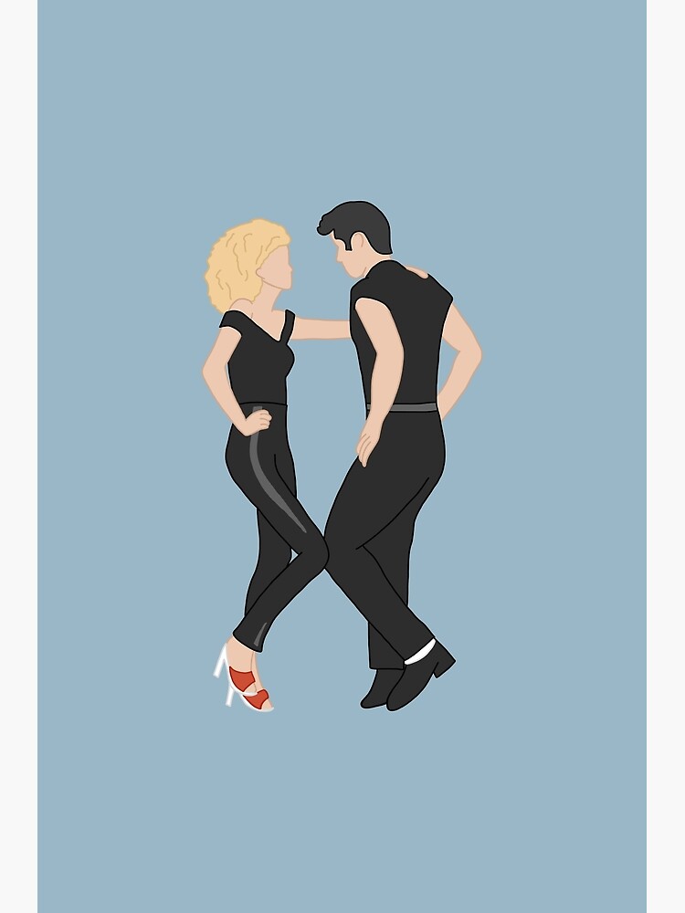 "Sandy and Danny" Art Print for Sale by clioharralson | Redbubble