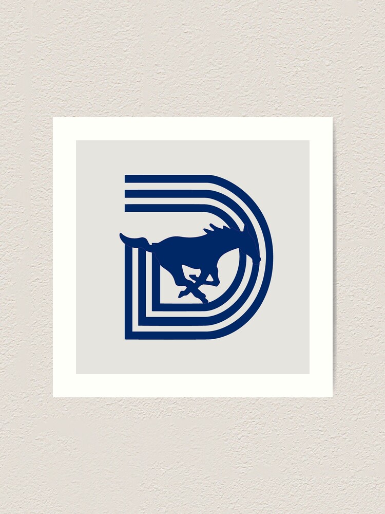 "Navy SMU Triple D Logo" Art Print by one-broke-kid | Redbubble