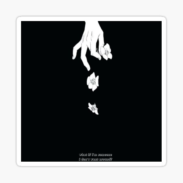 "what if" Sticker by hesvnflower | Redbubble