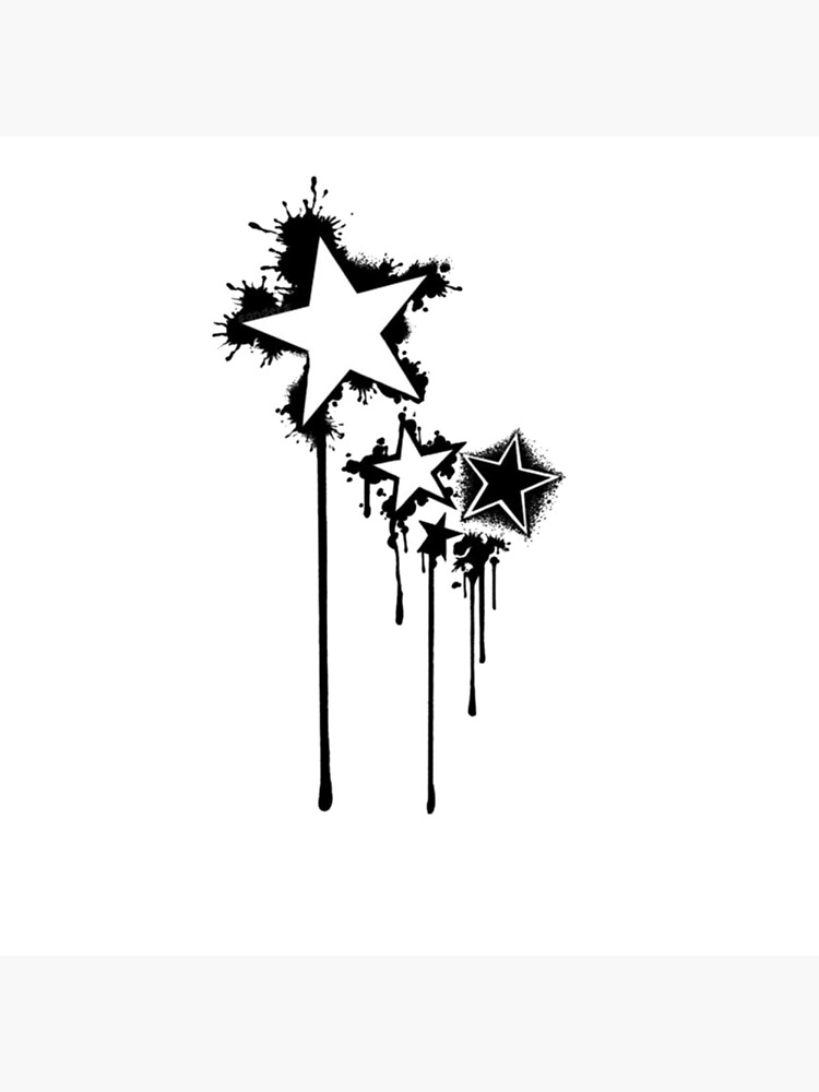 "Drippy stars" Art Board Print for Sale by huz101 | Redbubble