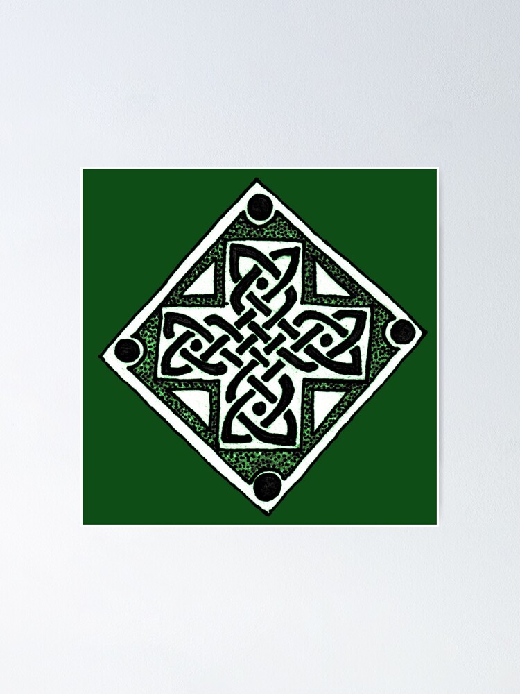 "Kreuzungs-keltischer Knoten" Poster von helixtinker | Redbubble