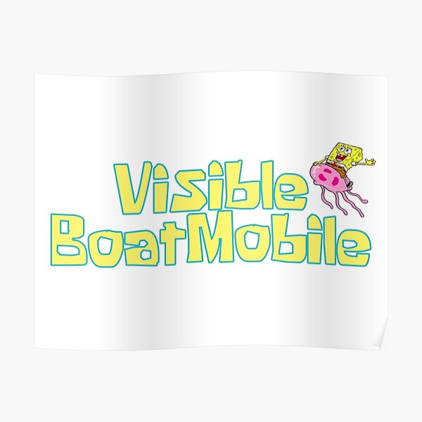 "Spongebob Boat Mobile " Poster by peteyboywonder | Redbubble