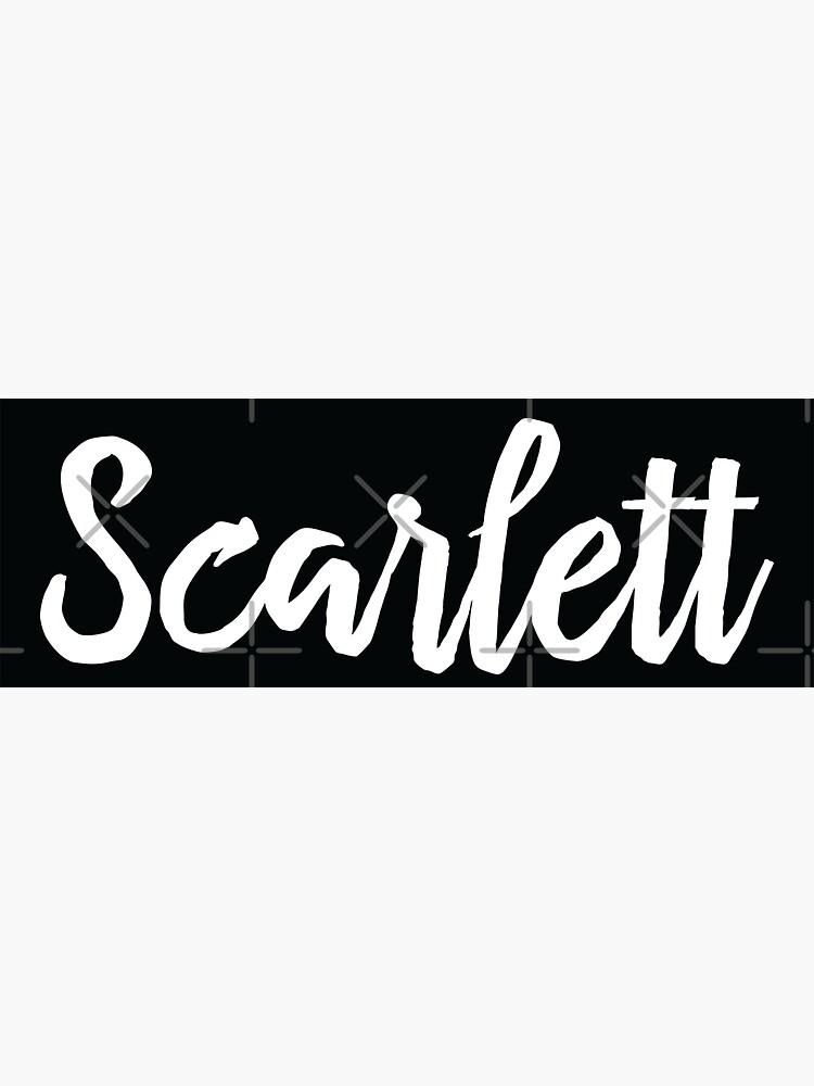 "Scarlett" Sticker by ProjectX23 | Redbubble