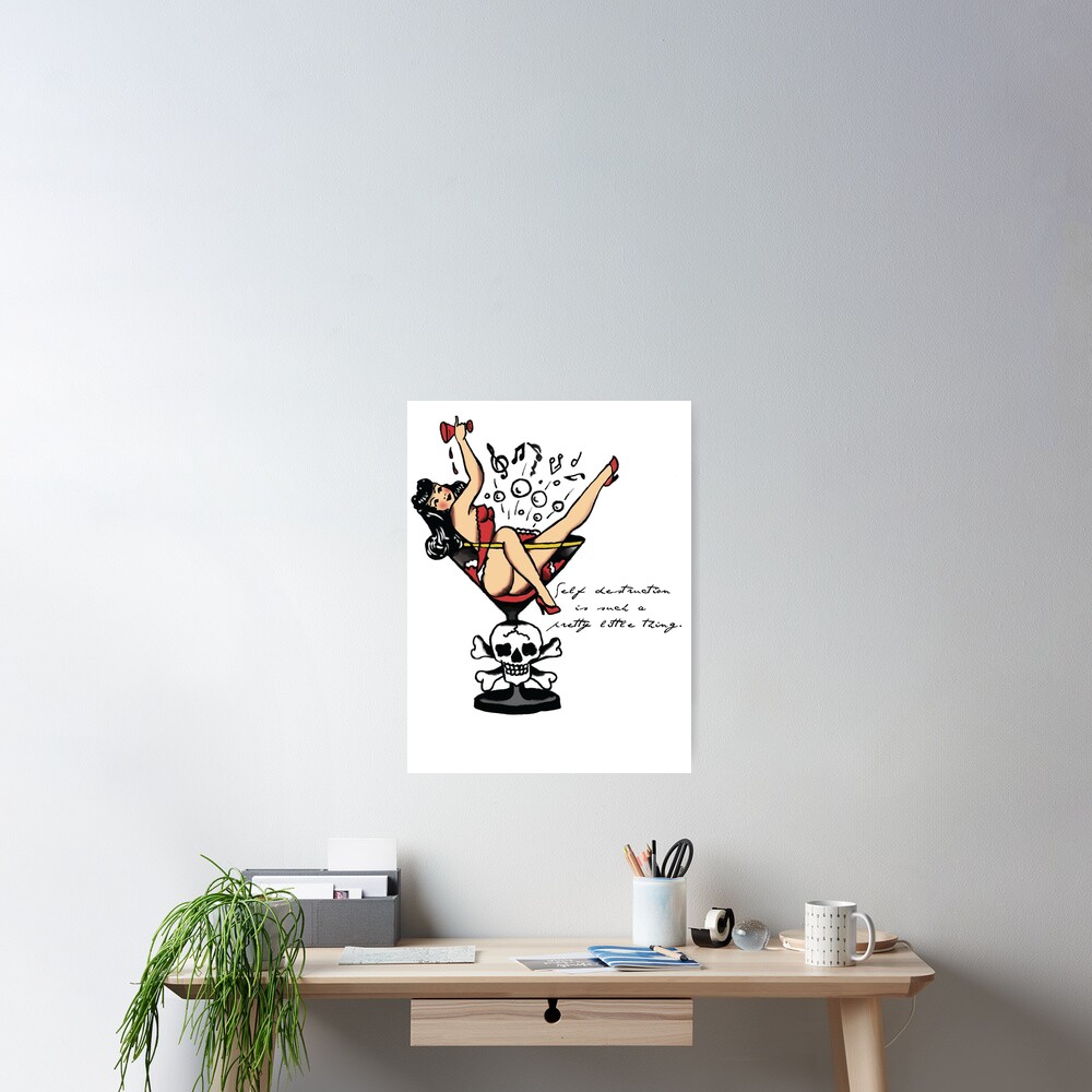 "Jerry's Martini Girl- Large scale" Poster for Sale by dearvanna ...