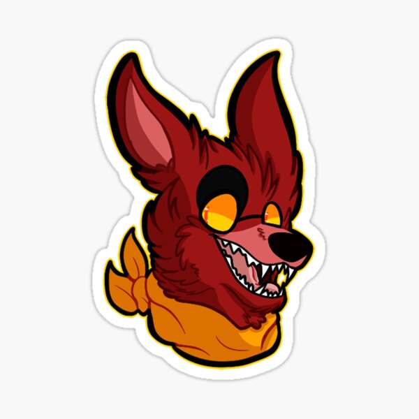 "FNAF Foxy" Sticker for Sale by RadikinSkywalke | Redbubble
