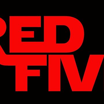 "Red Five" Sticker for Sale by DafyddEm | Redbubble