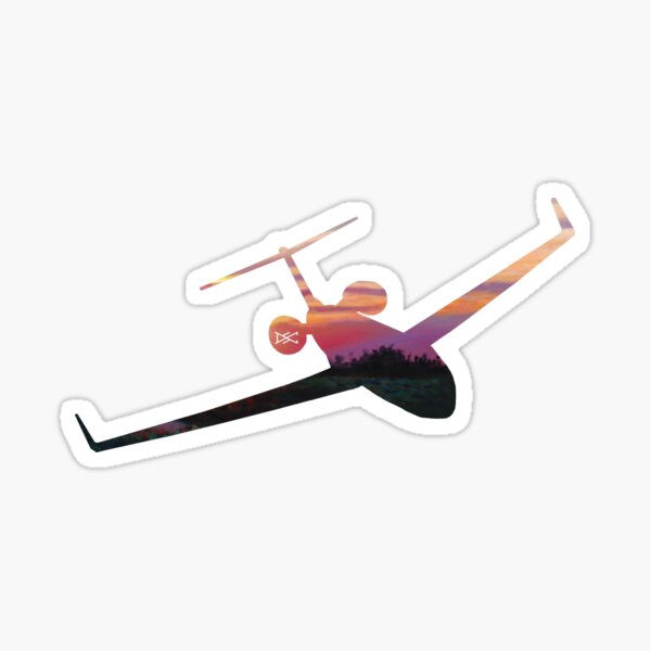 "Gulfstream GV Sunrise River Silhouette" Sticker for Sale by dscarts ...