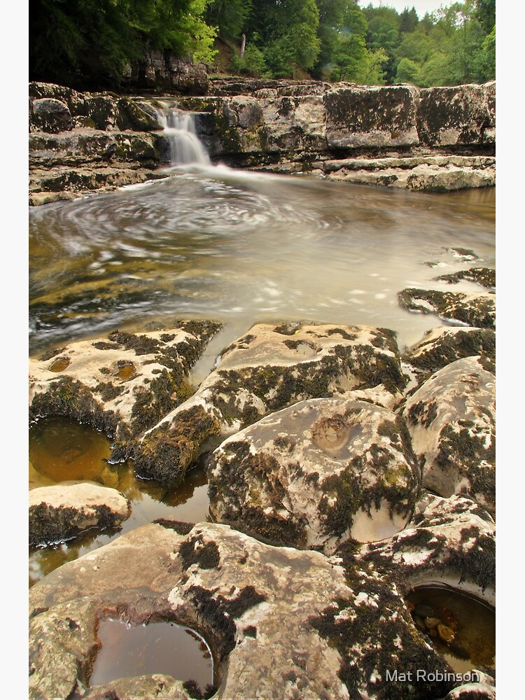 "Redmire Force, Wensleydale" Poster for Sale by mufcaholic | Redbubble