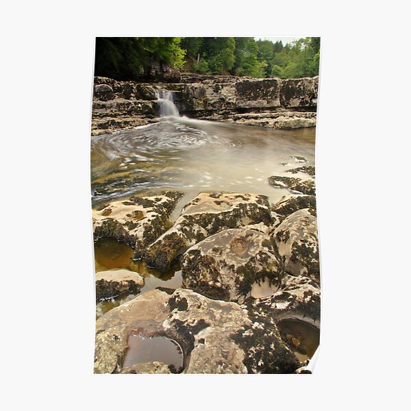 "Redmire Force, Wensleydale" Poster for Sale by mufcaholic | Redbubble