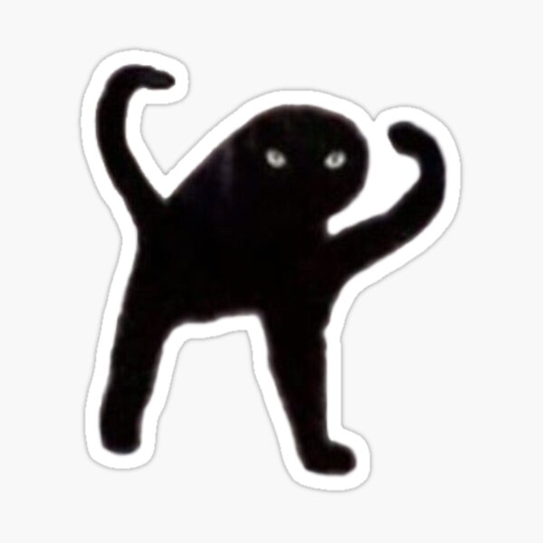 "cat with spider arms meme" Sticker for Sale by sarahhill787 | Redbubble