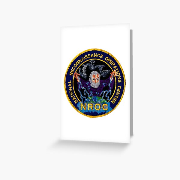 " National Reconnaissance Operations Center (NROC) Logo" Greeting Card ...