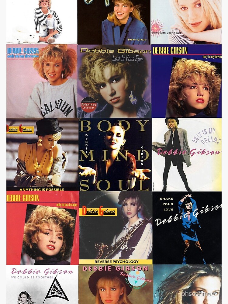 "DEBBIE GIBSON - 'Albums Through the Years'" Spiral Notebook for Sale ...