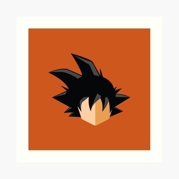 "Son Goku Anime Sticker" Art Print by Manolo7 | Redbubble