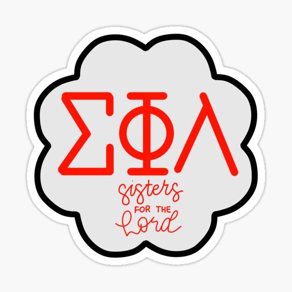 "Sigma Phi Lambda Lamb" Sticker by jamie-k8 | Redbubble