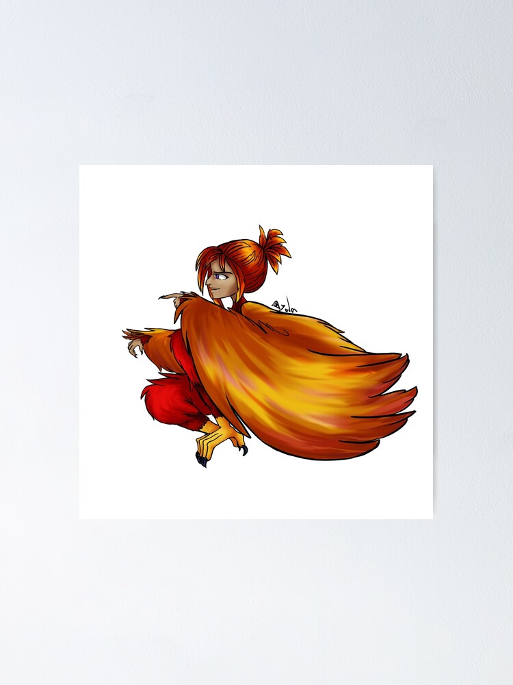 "Red Harpy" Poster by jewishice-queen | Redbubble