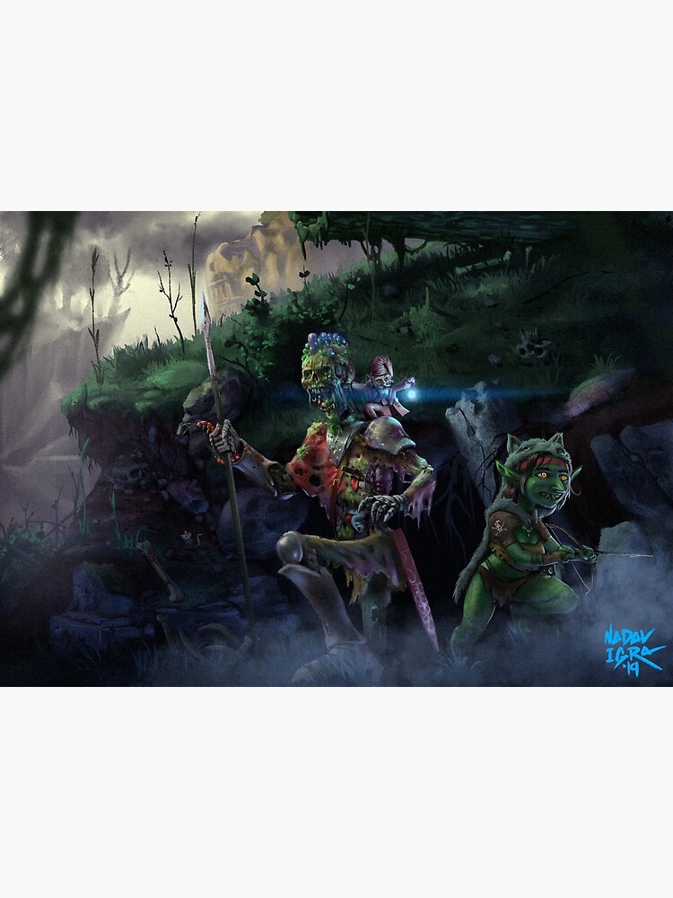 "Valkilak's Armored Skeleton" Poster by Hellbeard | Redbubble