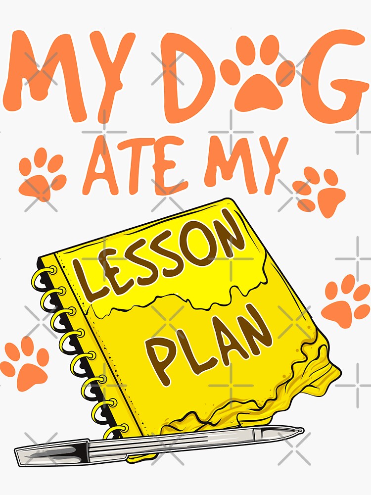 Pegatina «Divertido libro de ejercicios de tarea de regreso a la ...