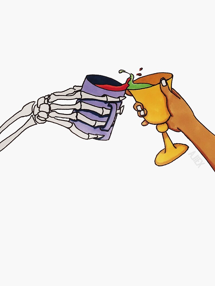 "Clink" Sticker for Sale by laartistaalex | Redbubble