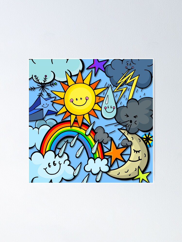 "Weather Forecast" Poster for Sale by Prawny | Redbubble