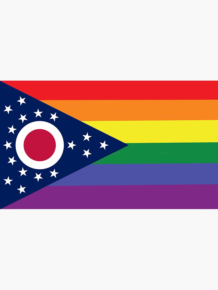 "ohio pride flag" Sticker for Sale by fantastic-fear | Redbubble
