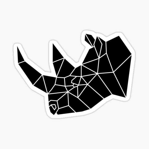 Black Rhino Stickers | Redbubble