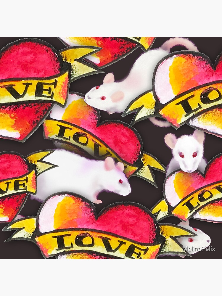 "Rattoo for your tattoo" Sticker for Sale by MelinaFelix | Redbubble