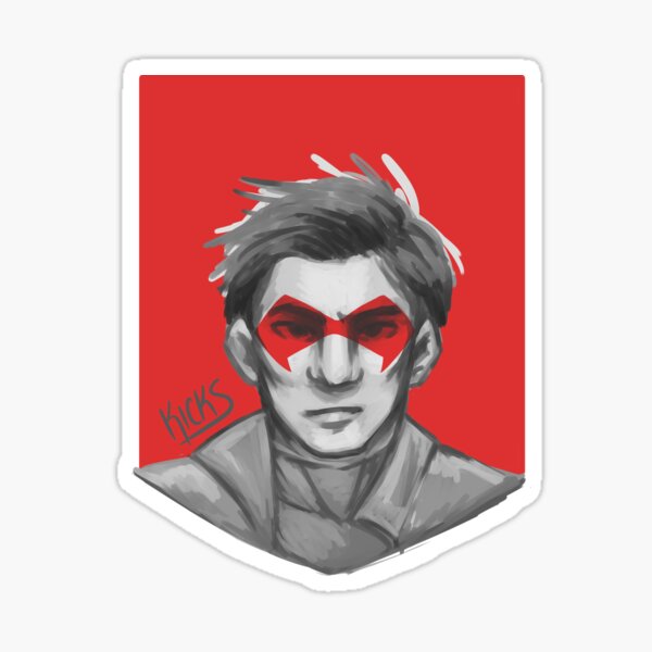 "Under The Mask: Jason Todd" Sticker for Sale by Lukass-Kicks | Redbubble