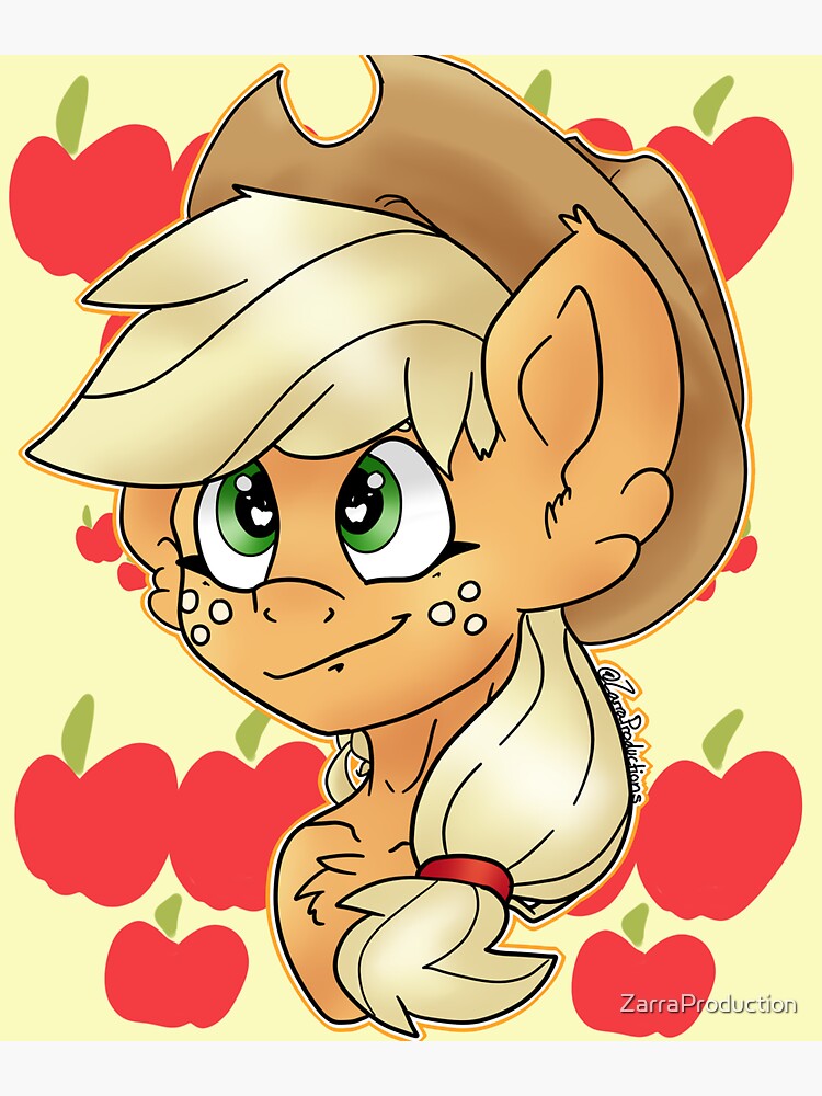 "Applejack" Sticker by ZarraProduction | Redbubble