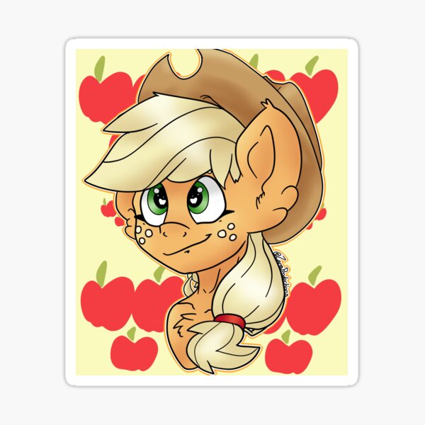 "Applejack" Sticker by ZarraProduction | Redbubble