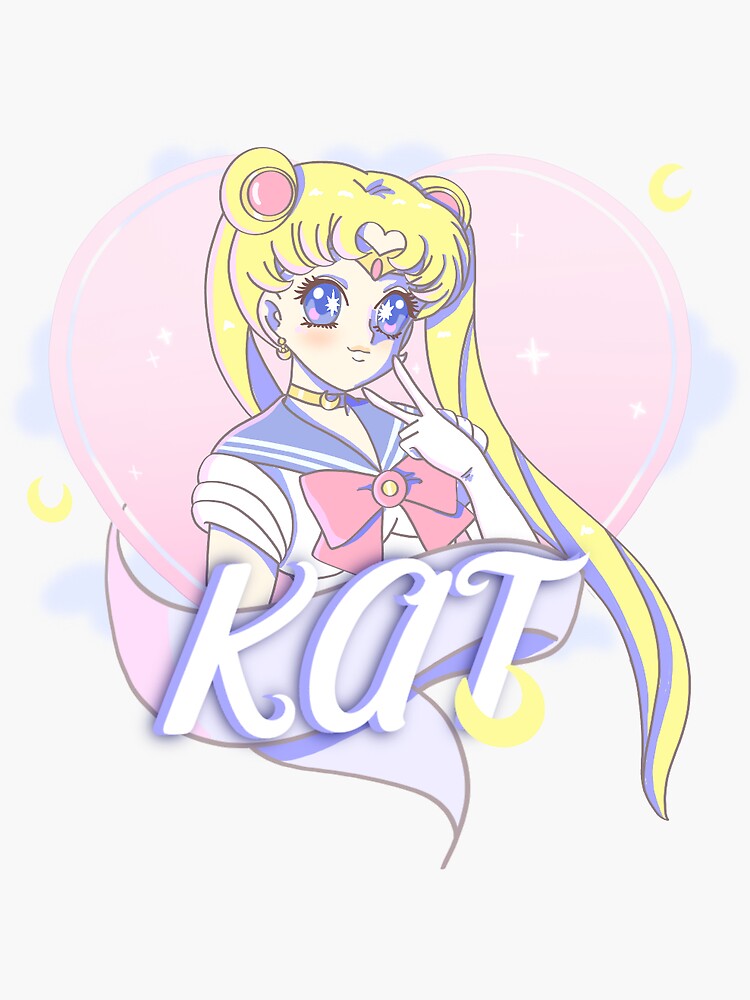 "Kat Logo" Sticker for Sale by oshynic | Redbubble