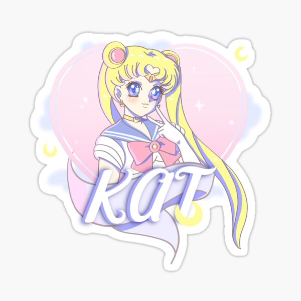 "Kat Logo" Sticker for Sale by oshynic | Redbubble