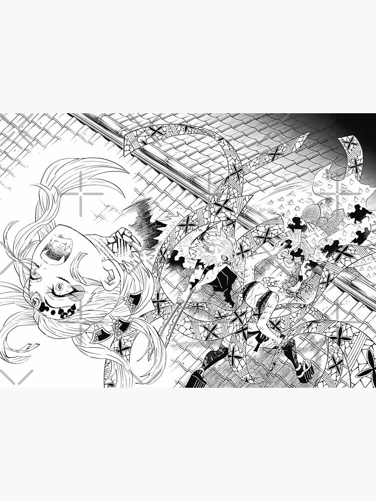 Pegatina «Kimetsu No Yaiba Daki y Gyutaro Parte 2» de Zeta7 | Redbubble