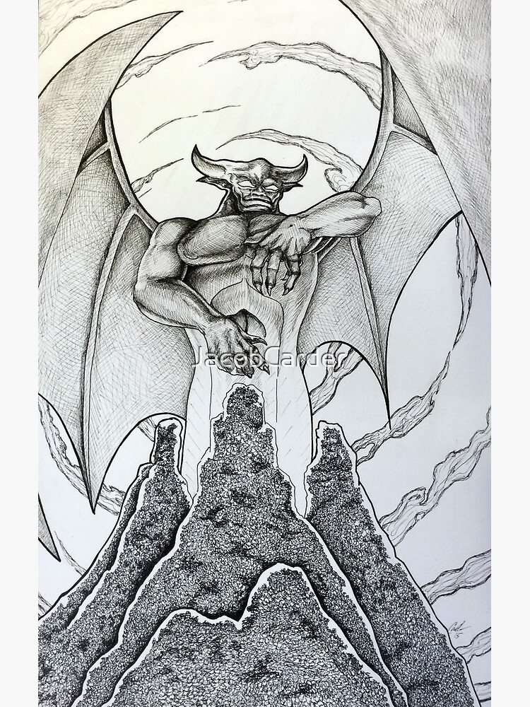 "Chernabog in Night on Bald Mountain" Metal Print for Sale by ...