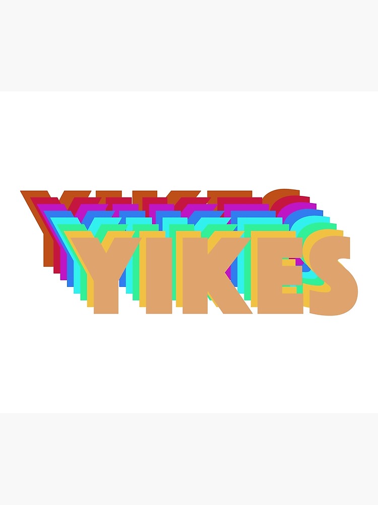 "Yikes Popular Meme Speech Mood Sticker" Poster for Sale by mekx ...