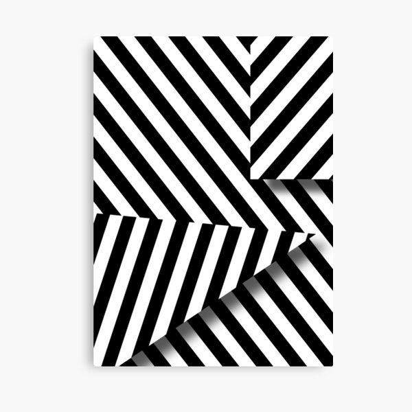 "1950 retro modern memphis style black and white geometric stripe ...