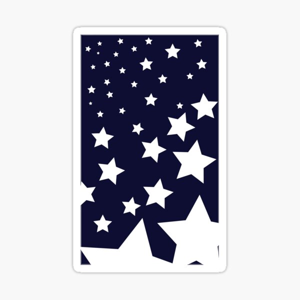 "Stars pattern" Sticker by Mihi-MBC | Redbubble