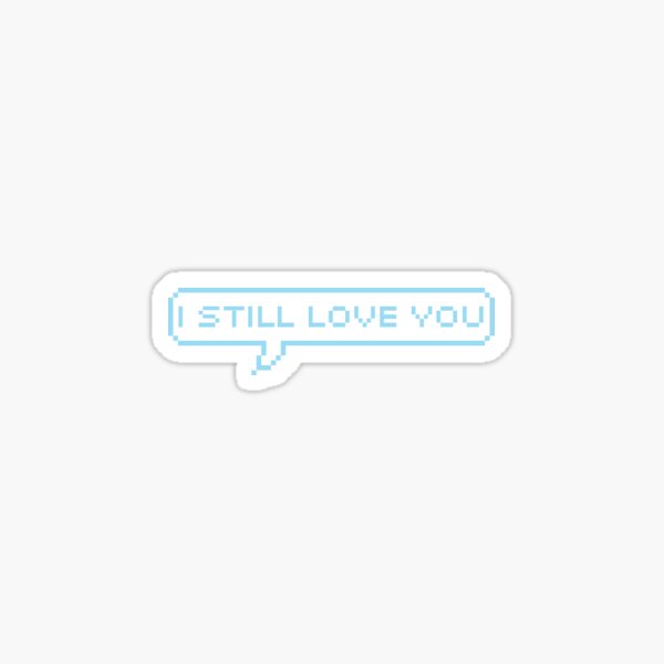 "ily" Sticker by darforthewin | Redbubble
