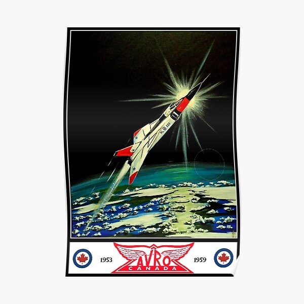 "AVRO Arrow (Limitless Boundary)" Poster for Sale by Qwijebo | Redbubble